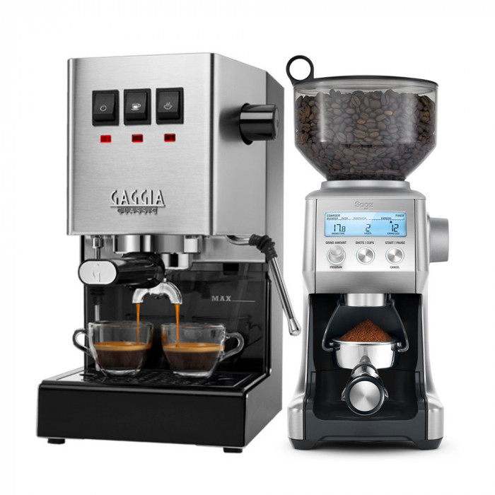Gaggia Classic Evo Pro & Sage the Smart Grinder™ Pro | Caffè Italia